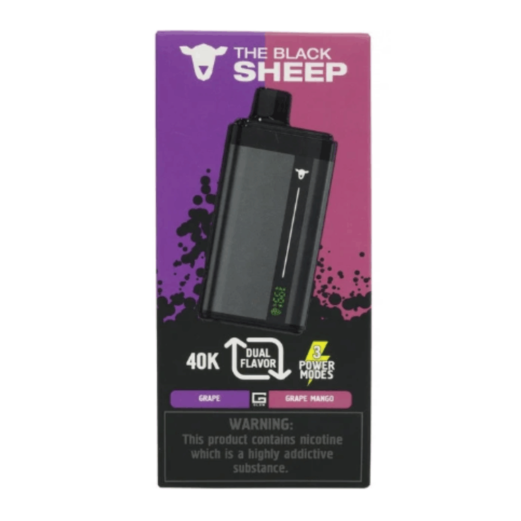 The Black Sheep – Dual Tank 40K – Grape + Grape Mango - Mundo Vape