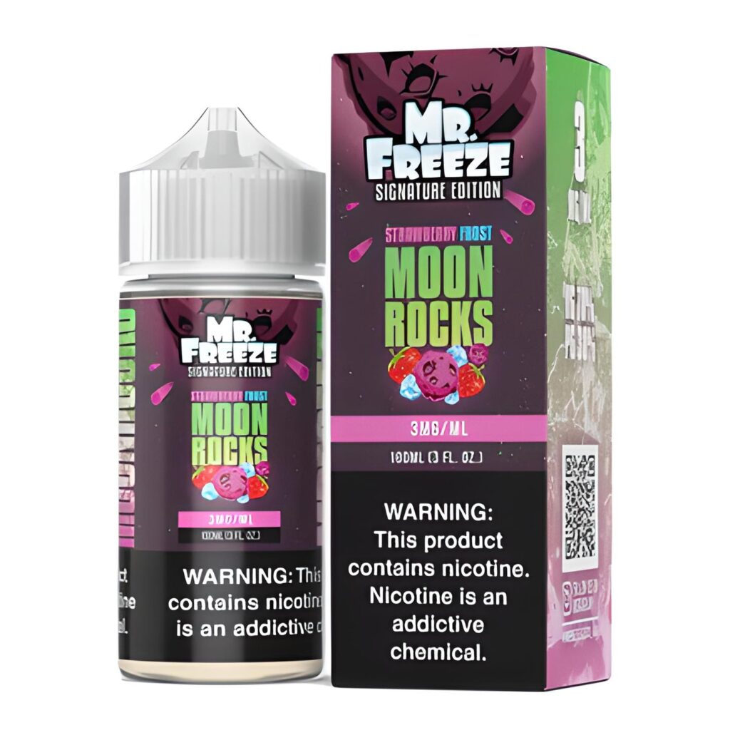 Liquido Mr Freeze Moon Rocks – Strawberry Frost 3mg 100ml - Mundo Vape